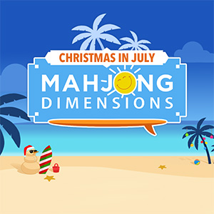 Play Christmas in July Mahjong Dimensions | Competitive
